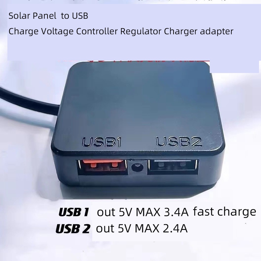 5V MAX3.4A Solar Panel Power Bank USB Charge Voltage Controller ...