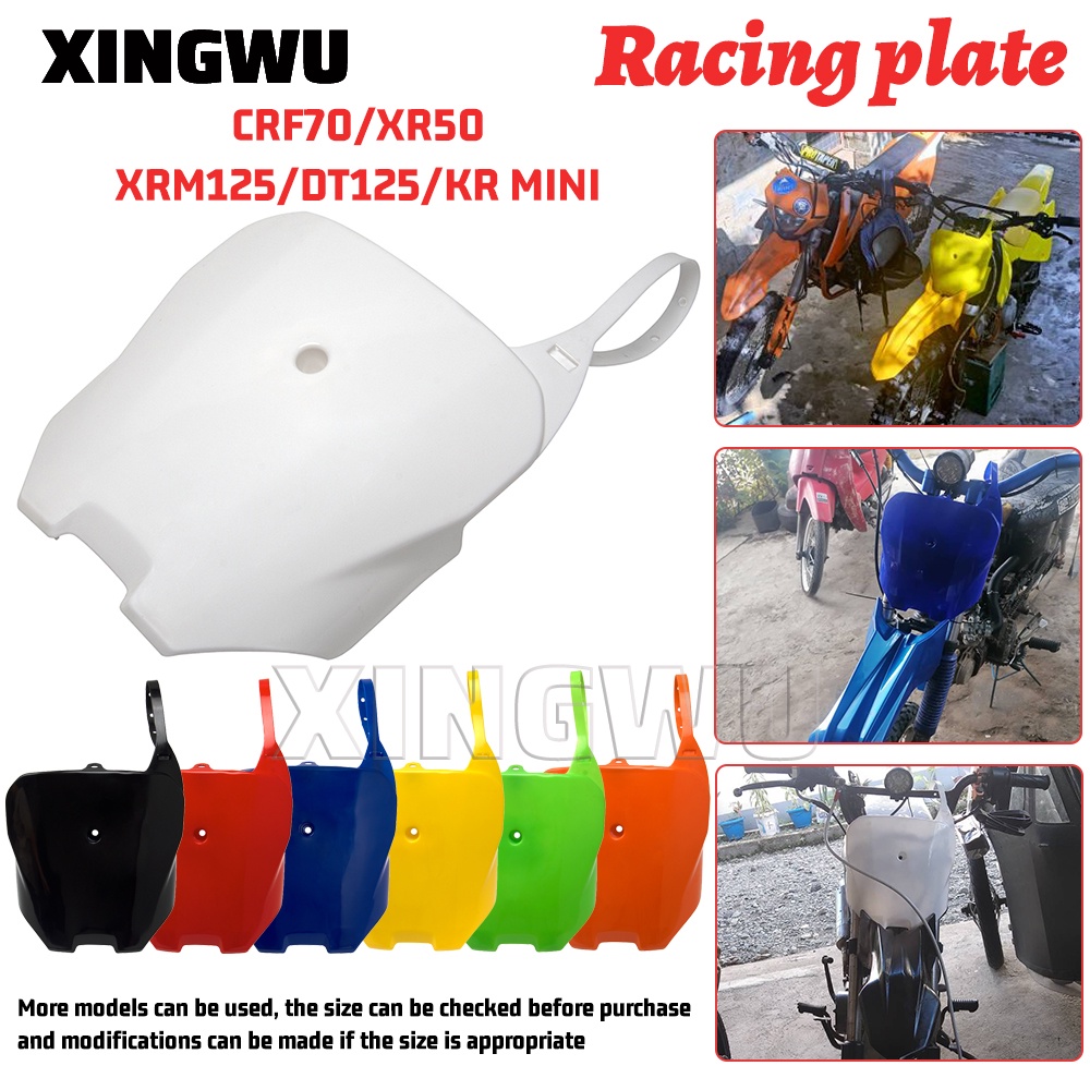 Universe Motorcycle Temporary Plate Front Number Plate Plastic for ...