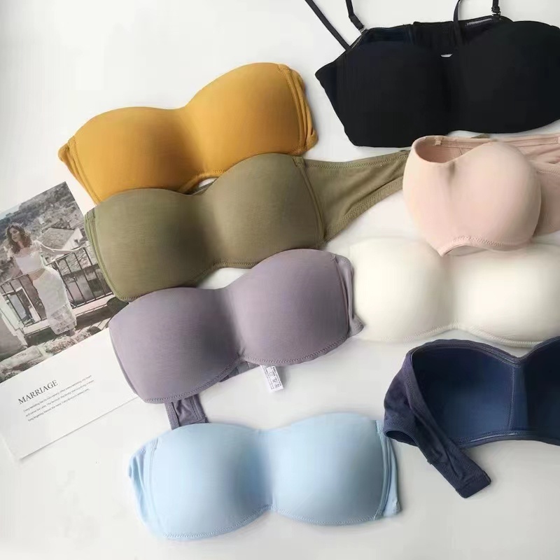 Strapless Underwear Women's Tube Top Anti-Slip Invisible Summer Thin ...