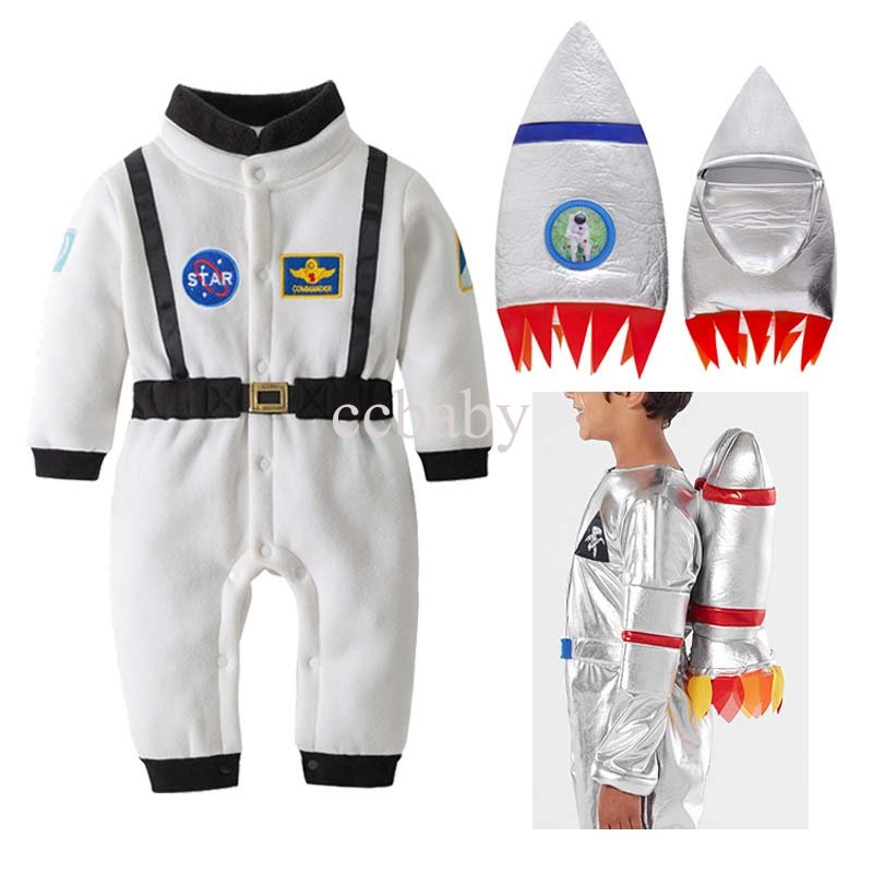 Newborn Baby Outfit Set Astronaut Costume for Baby Fashion Rocket Bag ...