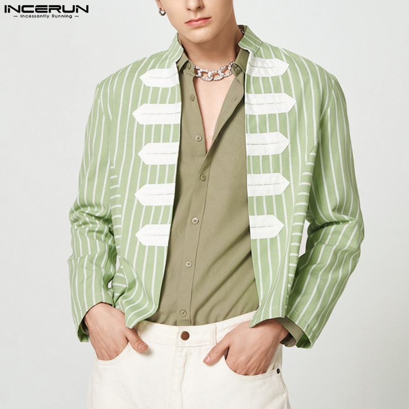 INCERUN British stripe design jacket | Shopee Philippines