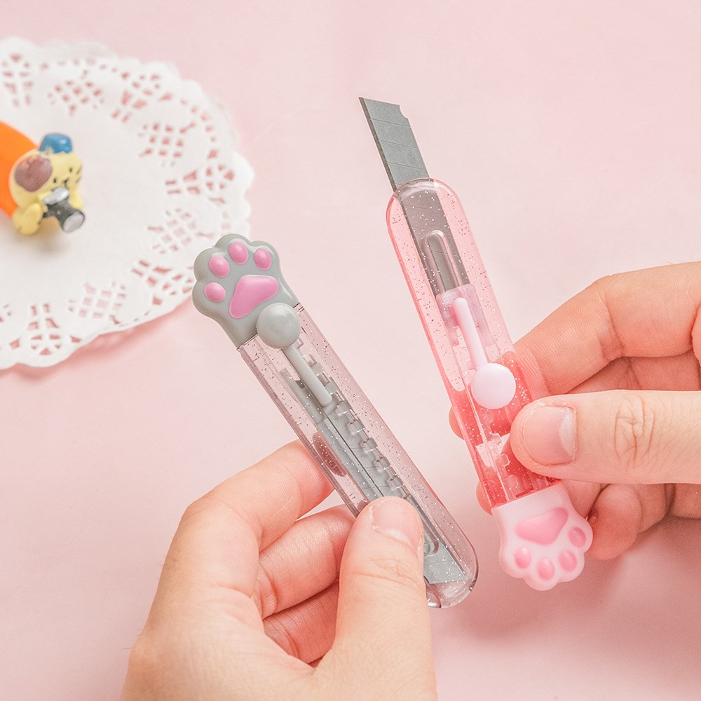 Cute Retractable Knife Portable Utility Knife Letter Openers Mini Box ...