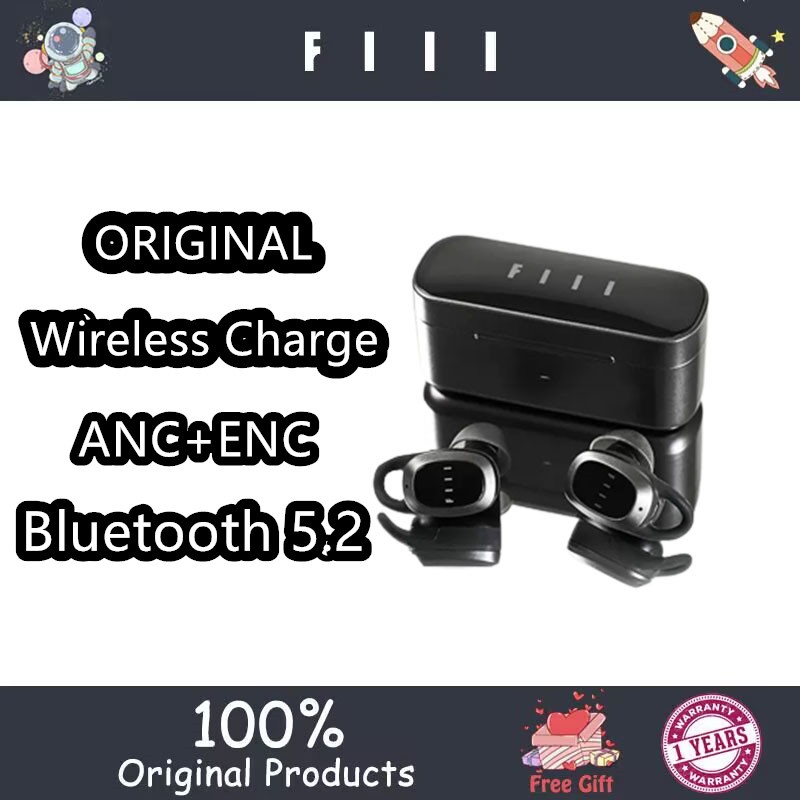 FIIL T1 Pro True Wireless Active Noise Reduction Sports Bluetooth ...