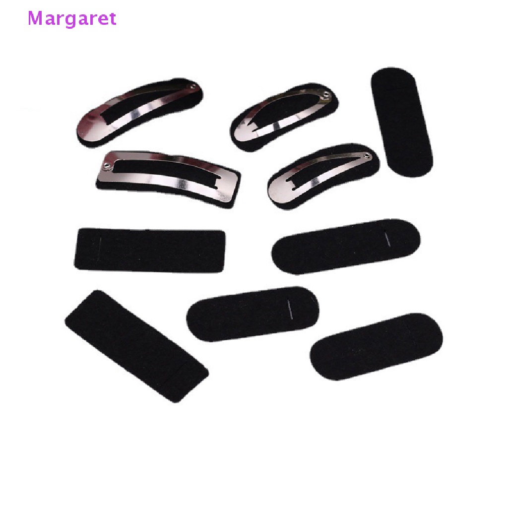 [Margaret] 100PCS Oval Non-woven Tear Drop snap clips spacers Rectangle ...