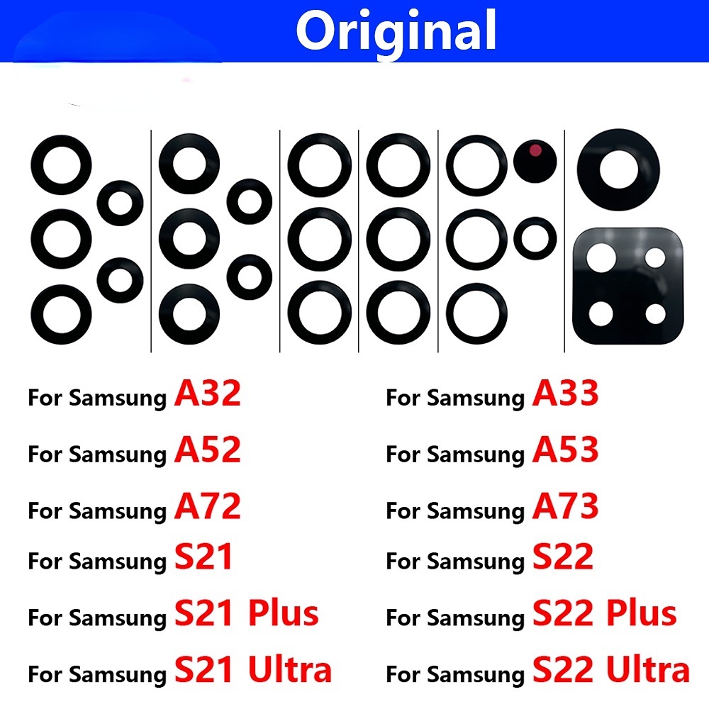 2Pcs Camera Glass Back Rear Camera Glass Lens For Samsung Galaxy A32 ...