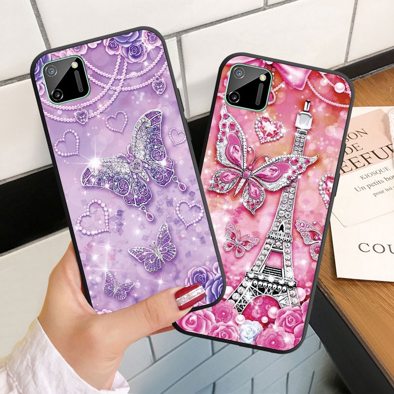 Casing For Realme C1 C2 C3 C11 2021 C12 Soft Silicoen Phone Case Cover