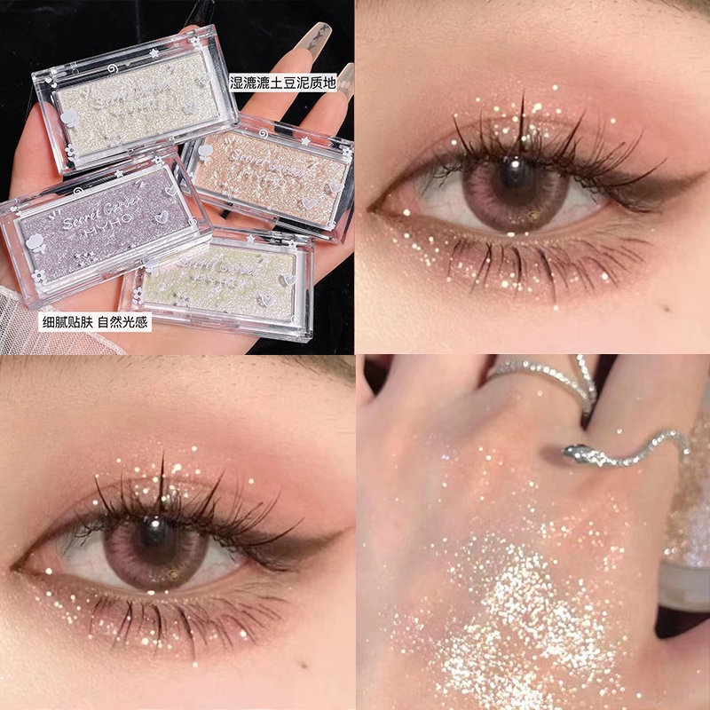 MYHO Highlight Blusher Contouring Brighten Pearlescent Pressed Powder ...