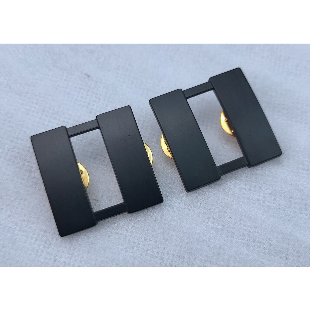 REPRODUCTION BLACK PAIR OF U.S. US ARMY OFFICER'S CAPTAIN RANK INSIGNIA ...