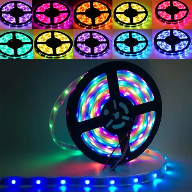 5m/rolls DC12V WS2811 led Pixels Programmable led strip 30/48/60 leds/m,ws2811IC 5050 RGB SMD ...