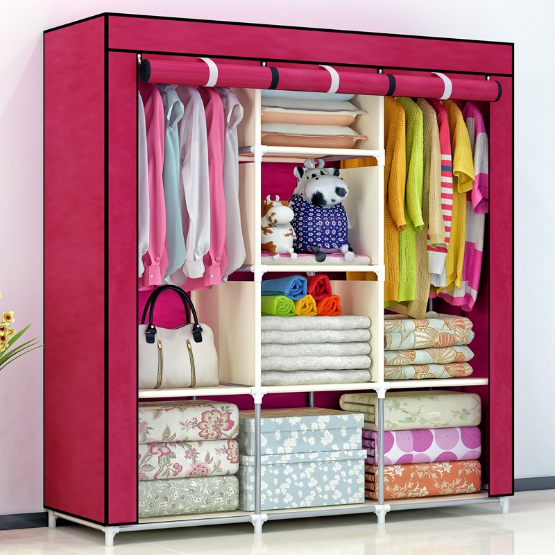 Modern Wardrobe Bedroom Storage Wardrobe Zippered Wardrobe ...