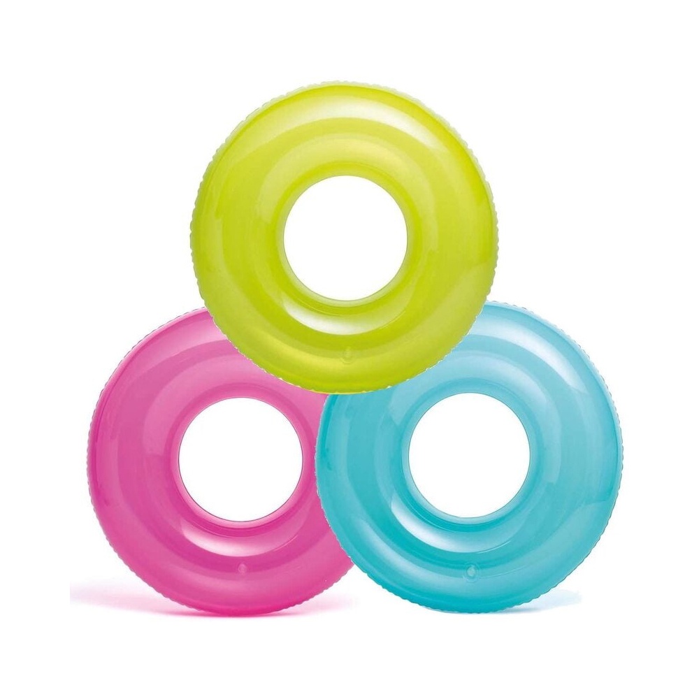30 Inches Transparent Inflatable Pool Swim Tubes | Shopee Philippines