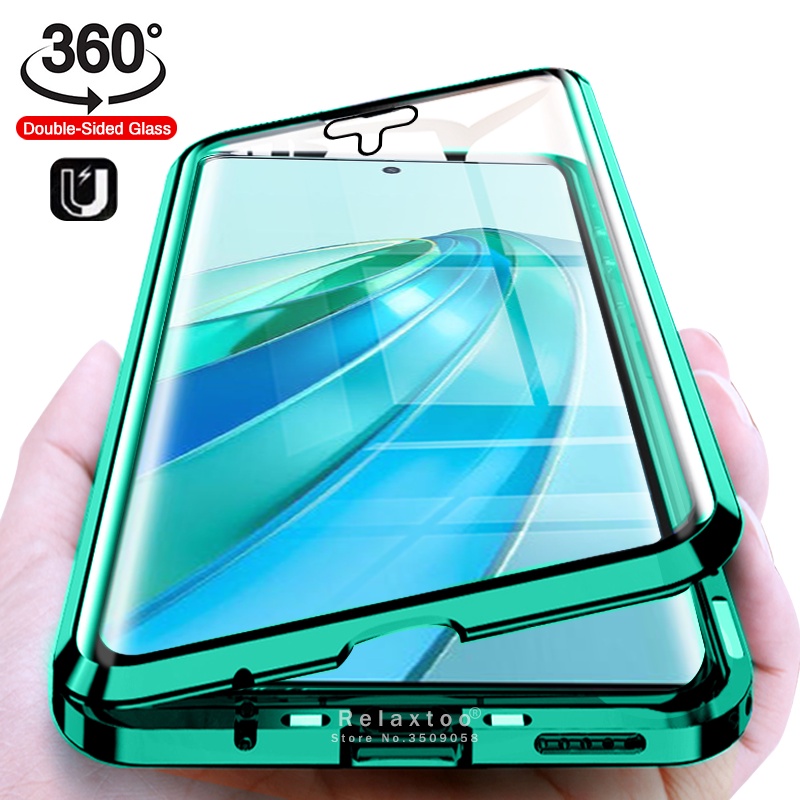 Honor X9a 5G Case 360° Magnetic Flip Cases For HonorX9a Honor X9a X9 a ...