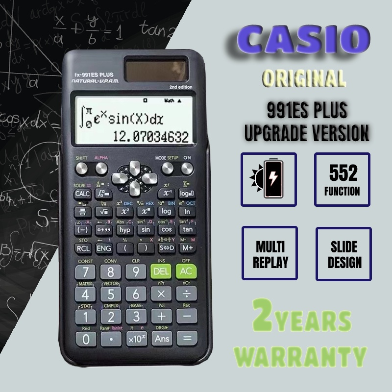 Casio FX991 ES Plus Scientific Calculator 2nd Edition Junior High ...