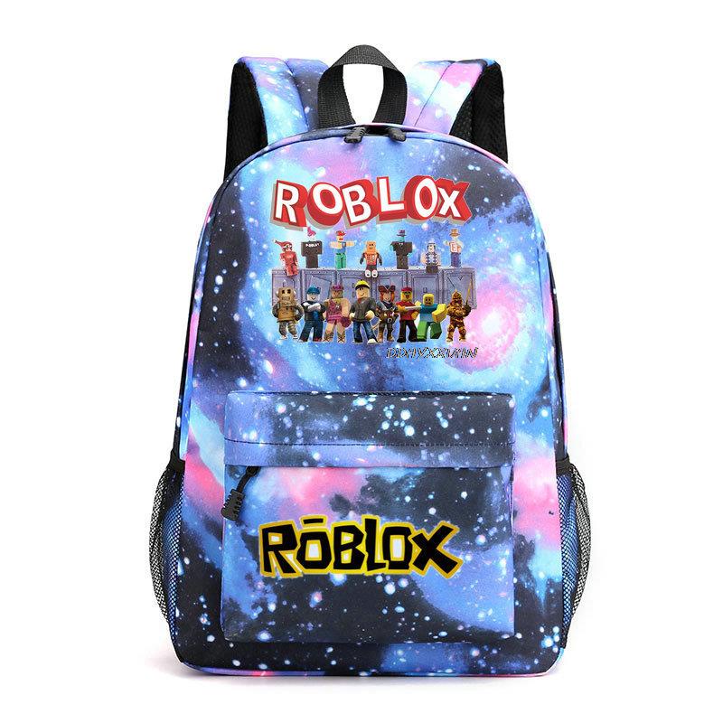 ROBLOX Backpack Boy Girl Anime School knapsack Student Cartoon Book Bag ...