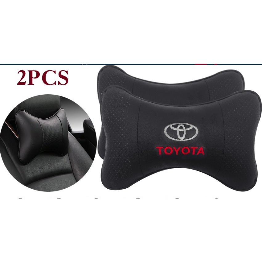 Car Headrest Car Seat Leather Pillow Car Travel Neck Pillow Car Belt ...