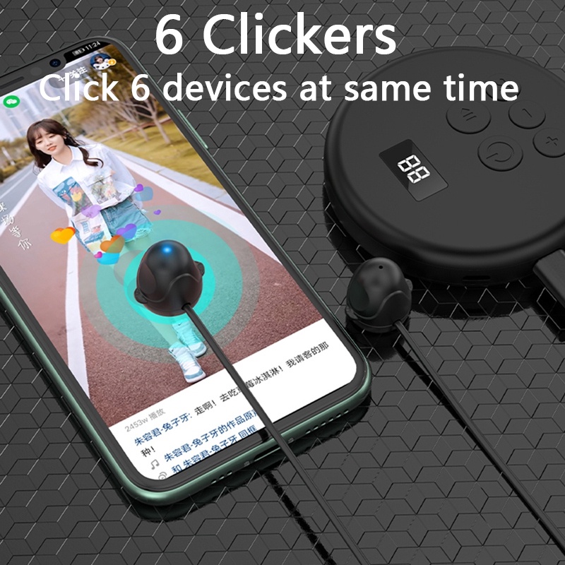 (6 head) G30 Mobile Phone Screen Auto-Clicker Mute Connection Device ...