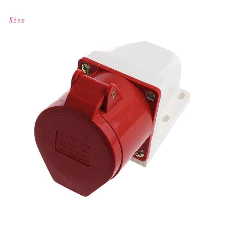 kiss 32A 240-415V 3P+N+E IP44 Industrial Plug Socket Cable Electric ...
