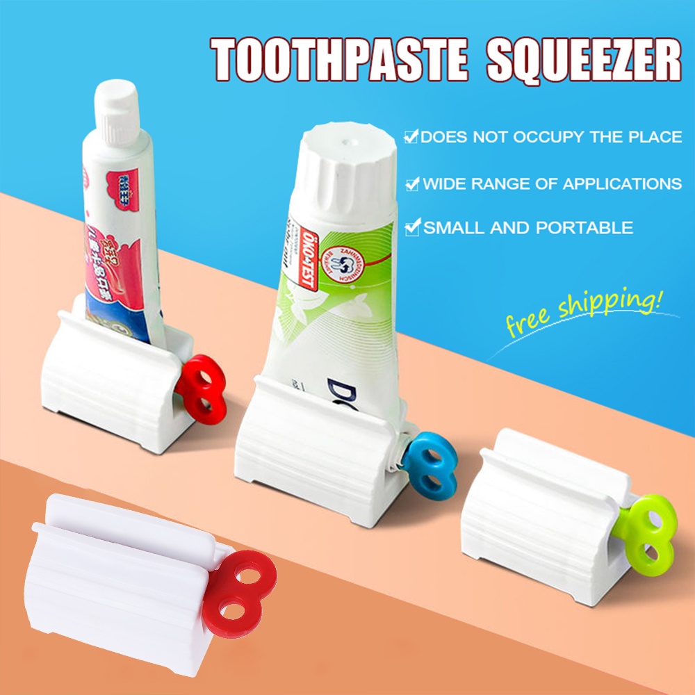 Manual Toothpaste Tube Squeezer Roller Tube Toothpaste Squeezer Roller | Shopee Philippines