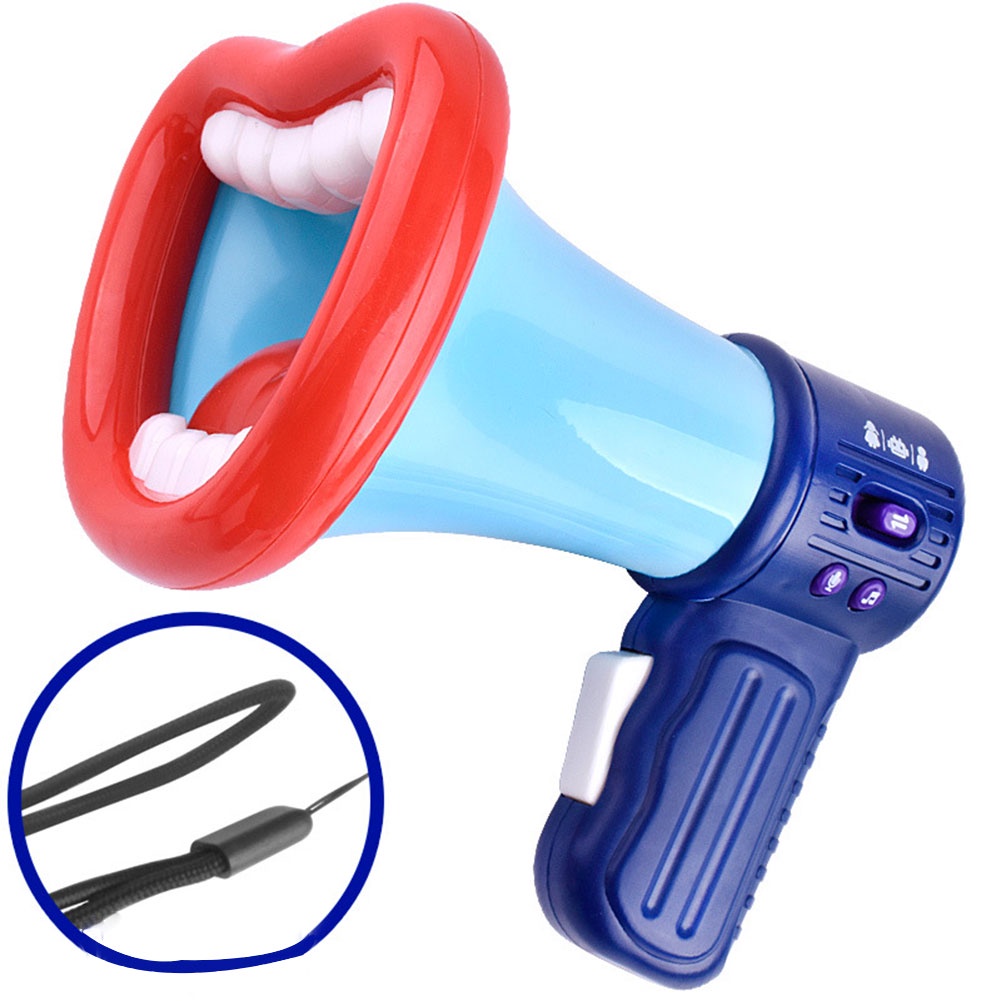 Big Mouth Funny Megaphone Recording Toy Kids Voice Changer Children ...