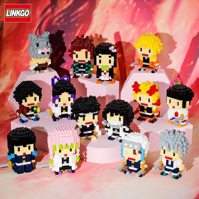 Anime Demon Slayer Hand-operated ornaments, peripheral animation model ...