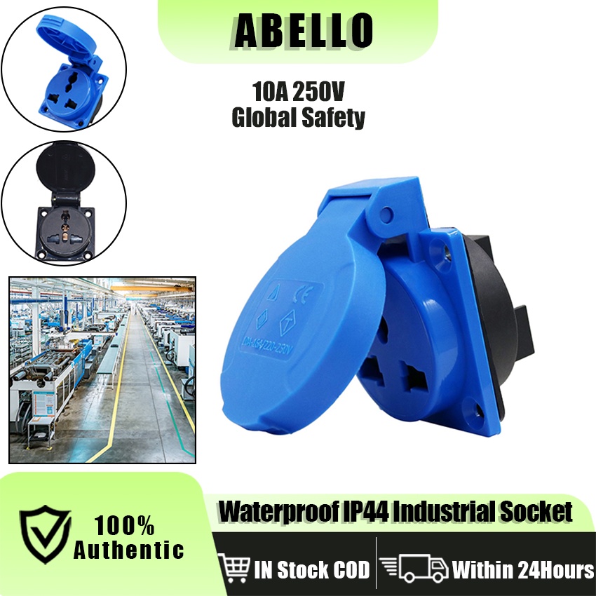 Universal IP54 Waterproof Industrial Socket Outdoor Power Connector ...
