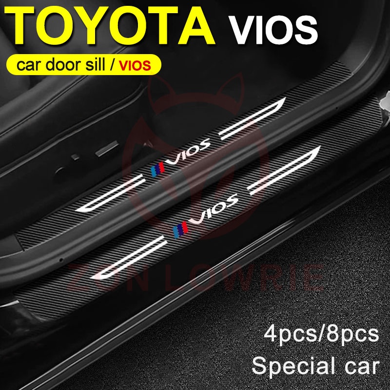 Suitable For 14-22 Toyota vios FS ncp93 Door Threshold Strip Anti-Kick ...