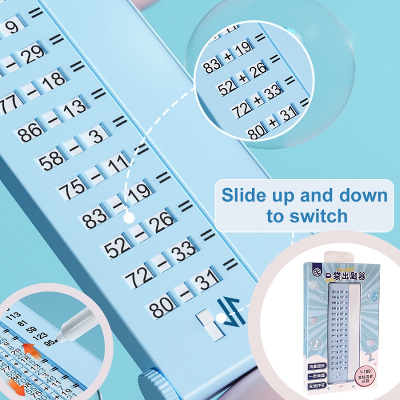 1-100 Pocket Arithmetic Addition and Subtraction Question Generator ...