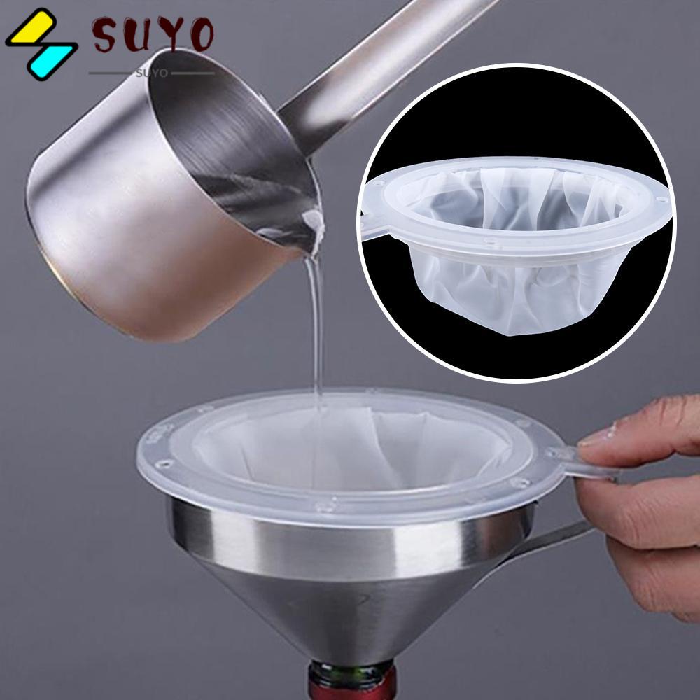 SUYO Filter Soy Milk Sift Coffee Nylon Reusable Mesh Strainer | Shopee ...