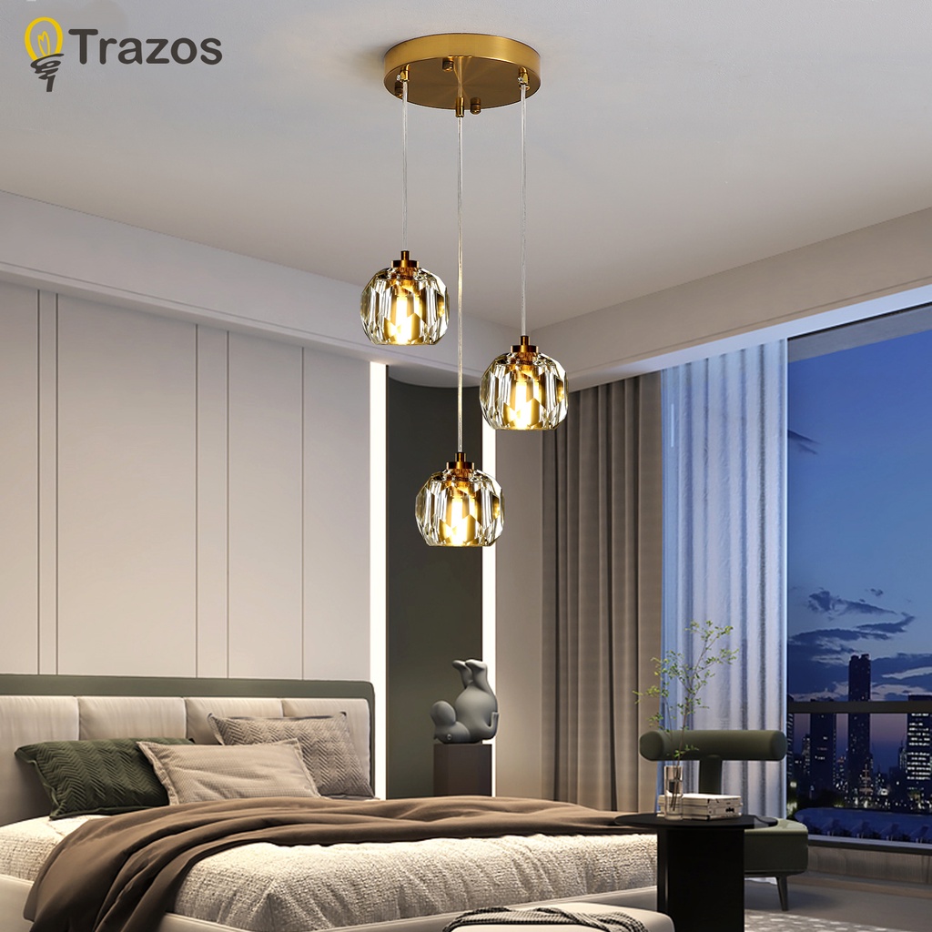Trazos Crystal Pendant Lighting For Living Room Bedroom Hotel Dining ...