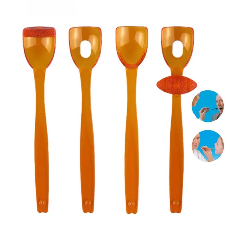 EELHOE 4Pcs Speech Therapy Spoon Tongue Muscle Massage Rehabilitation ...