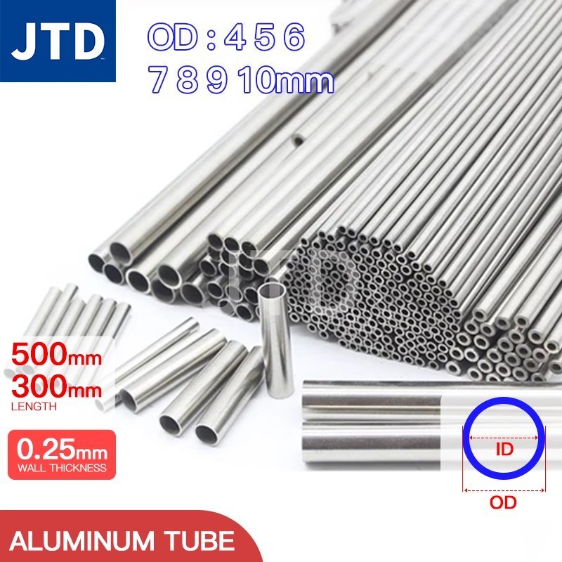 JTD aluminum tube 0.25mm wall thickness 300mm length High Quality ...