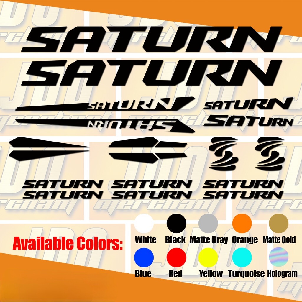 FESA Saturn bike Stickers Saturn sticker Decals | Shopee Philippines