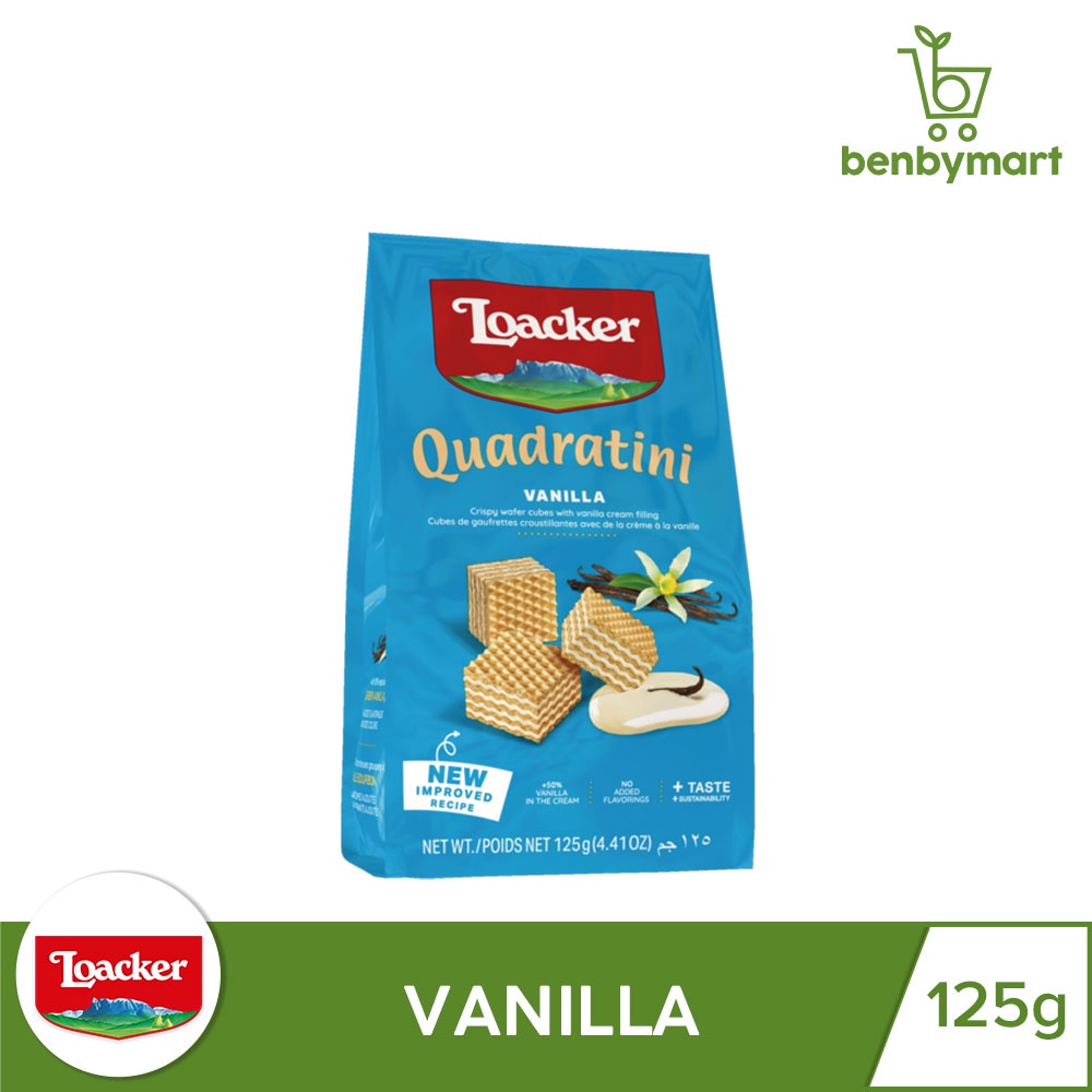 Loacker Quadratini Vanilla Wafer 125g | Shopee Philippines