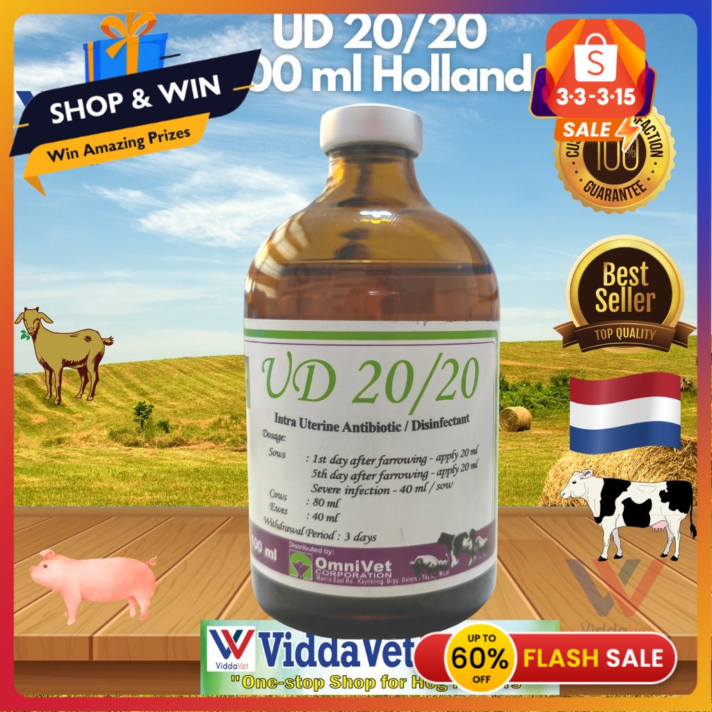 Viddavet 100 ml UD 20/20 Intra-uterine Imported Anti biotic ...