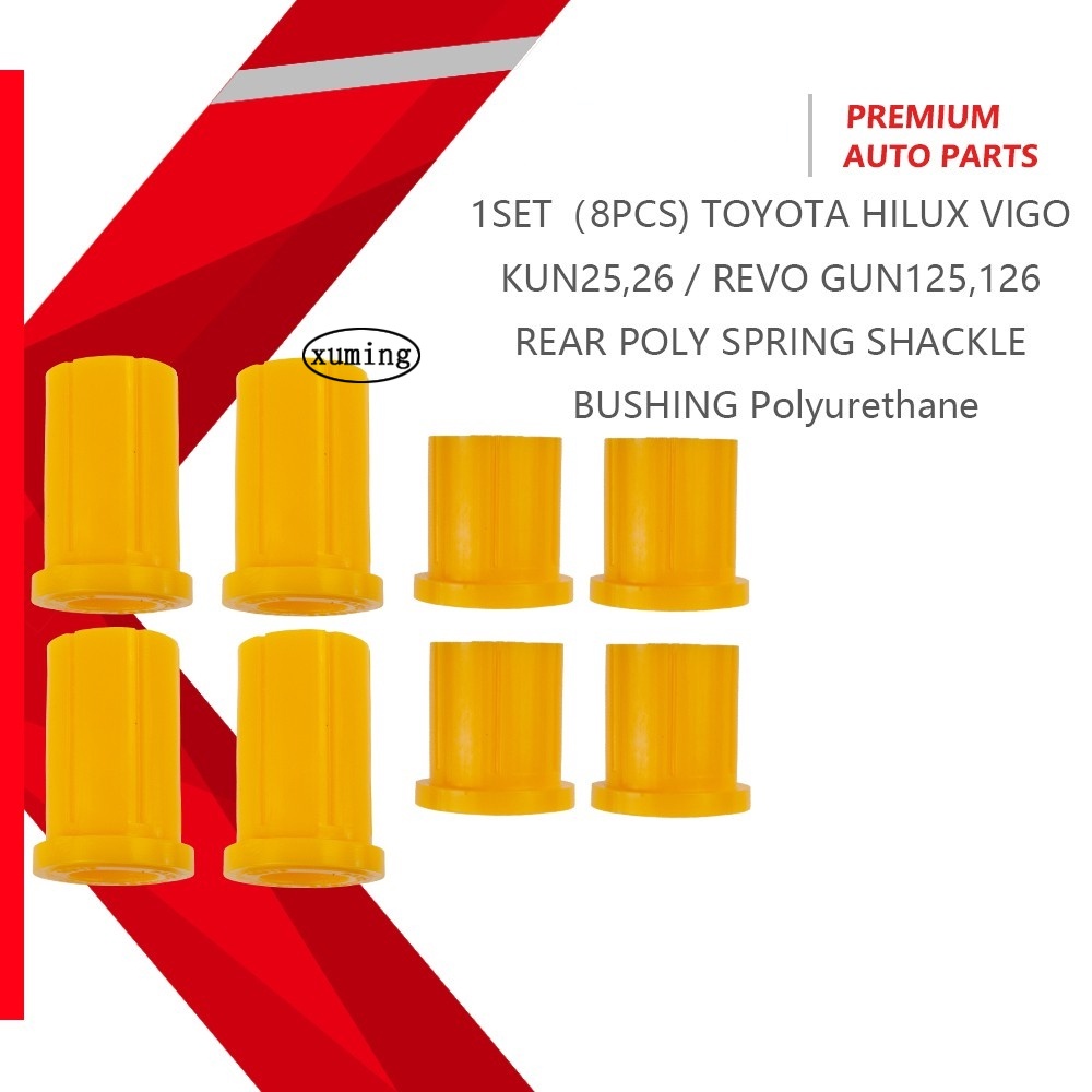 1SET（8PCS) TOYOTA HILUX VIGO KUN25,26 / REVO GUN125,126 REAR POLY ...