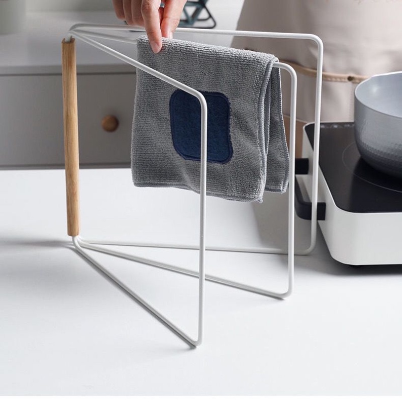 Japanese Kitchen Towel Rack Table Top Lazy Person Drying Cloth Rack ...