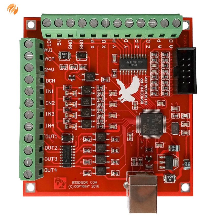 CNC USB MACH3 100Khz Breakout Board 4 Axis Interface Driver Motion Controller | Shopee Philippines