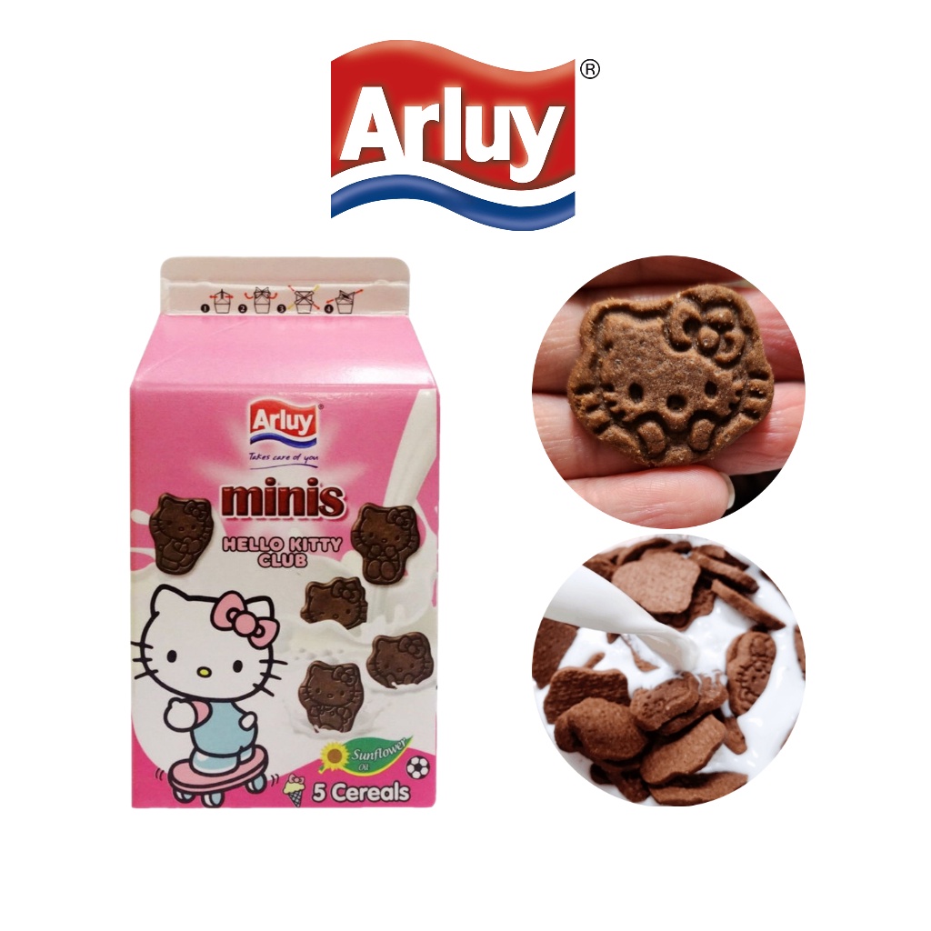 Arluy Hello Kitty Shaped Chocolate Cereal 135g | Shopee Philippines