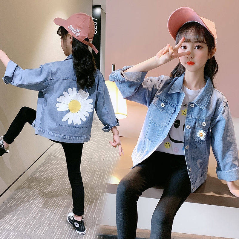 Baby jackets children jacket kids girl denim jacket male and female new ...