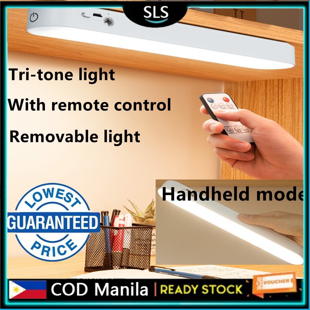 Hanging Magnetic LED Table Lamp Chargeable Stepless Dimming Desk Lamp ...