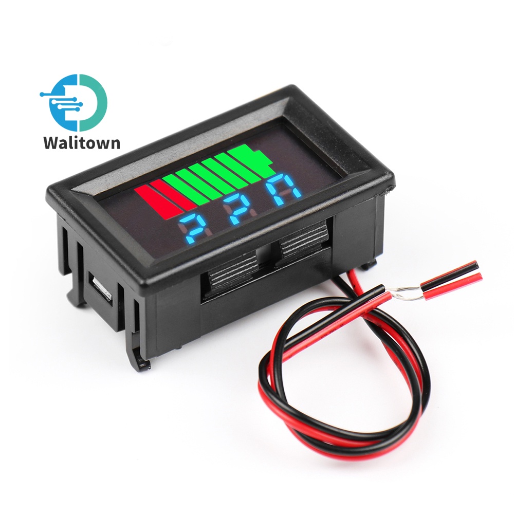 0.56" LED Digital Voltmeter Tester 12/24/36/48/60V Electric Vehicle Car ...