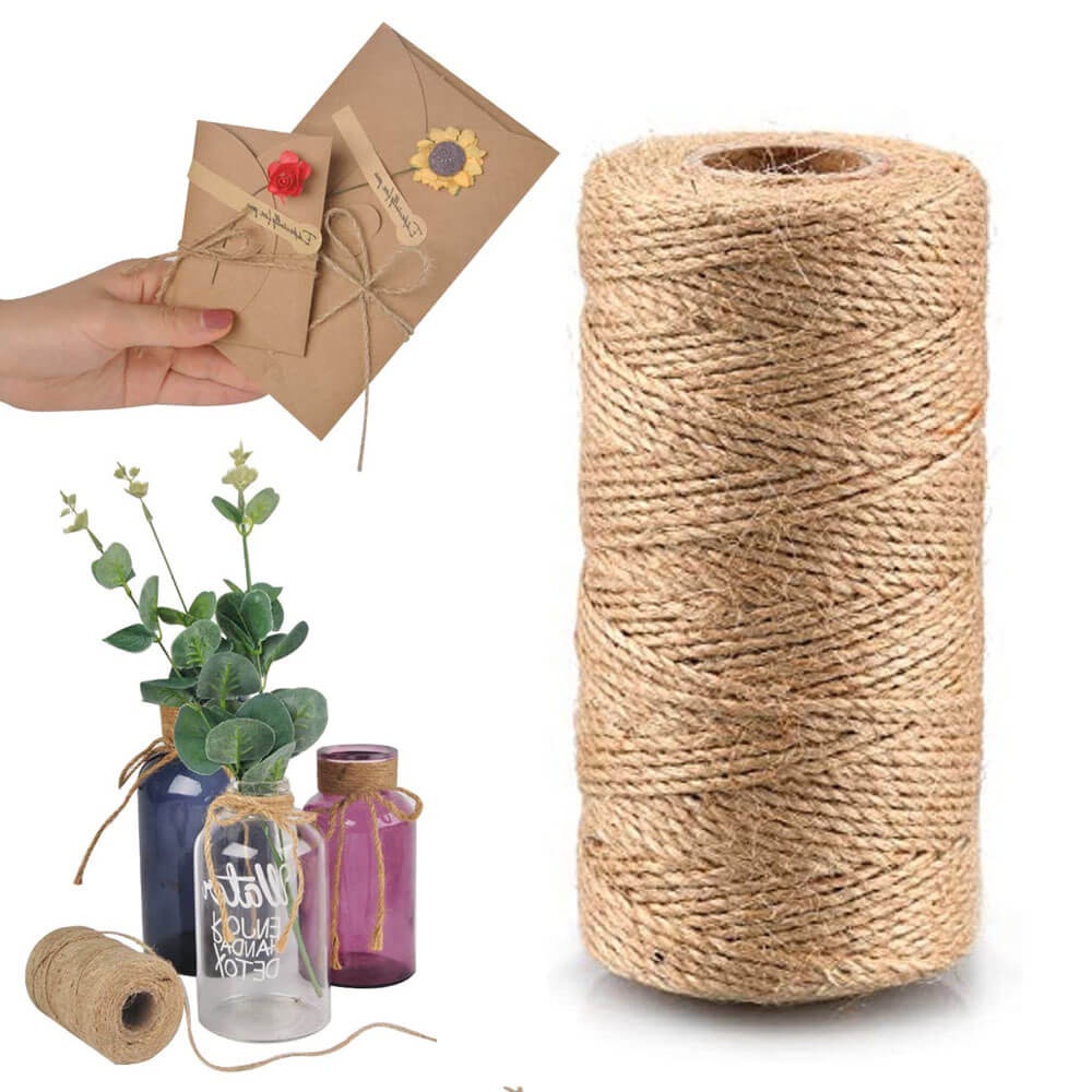 I Hoem Hemp Rope(Diameter 1 2 4 6 8 10Mm) Natural Jute Rope Cord String ...