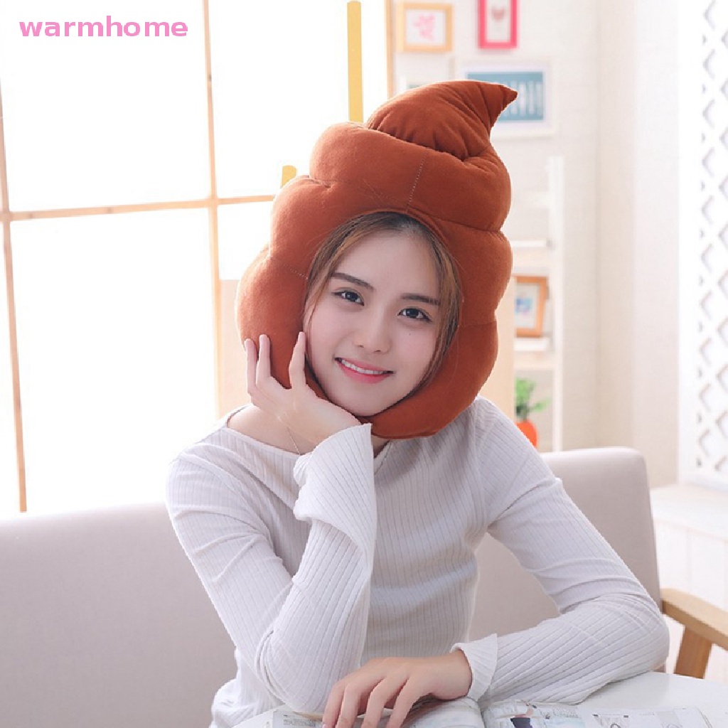 WMPH Creative Cute Shit Shape Plush Hat Stuffed Toy Funny Fake Poop ...