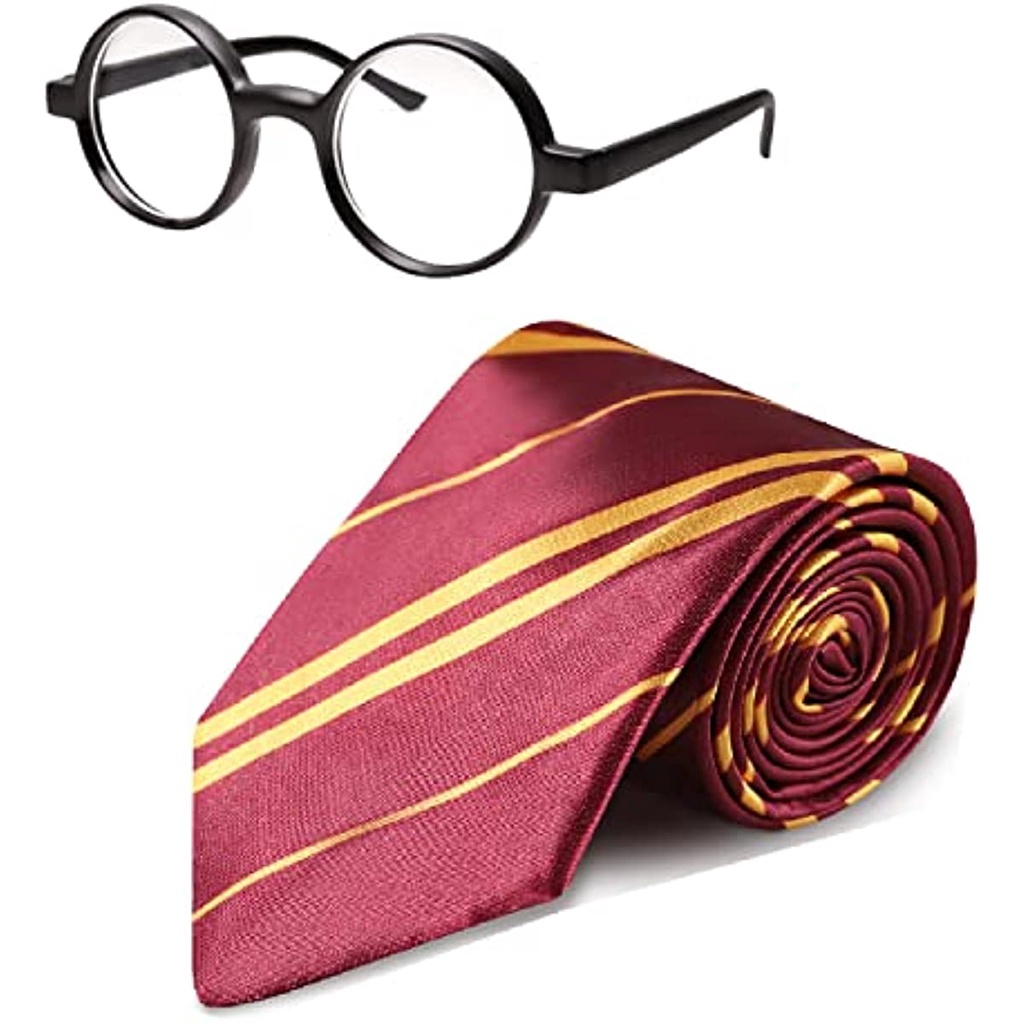 Supmehero Harry Wizard Glasses Tie Set - Wizard School Cosplay Glasses ...