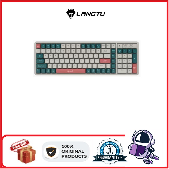 Langtu-GK102 echanical keyboard, wireless computer, office keyboard, easy to use and fast ...
