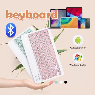 10Inch Wireless Keyboard Bluetooth Keyboard Mouse Tablet For Laptop/pad ...