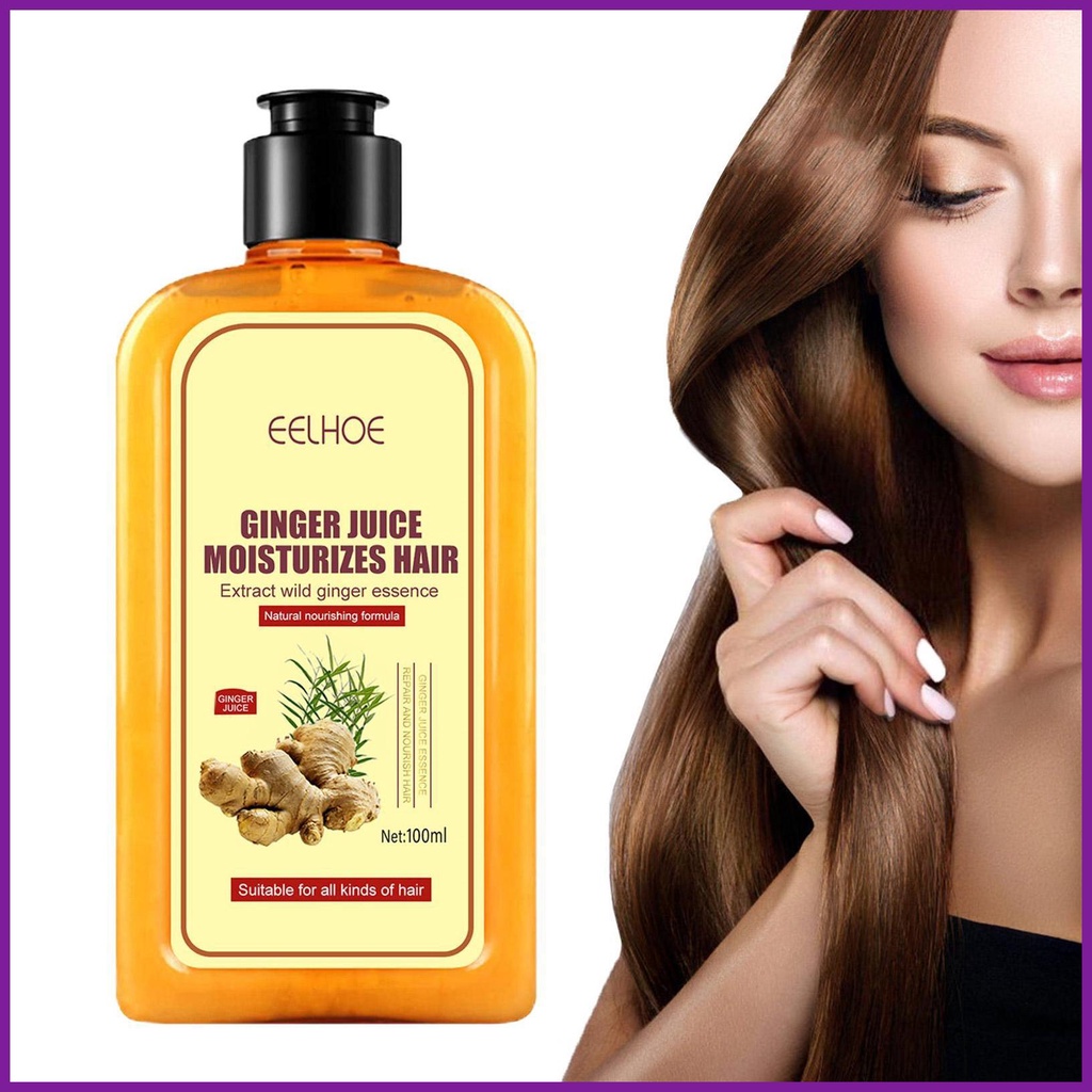 Ginger Hair Regrowth Shampoo Natural Refreshing Shampoo Ginger Hair ...