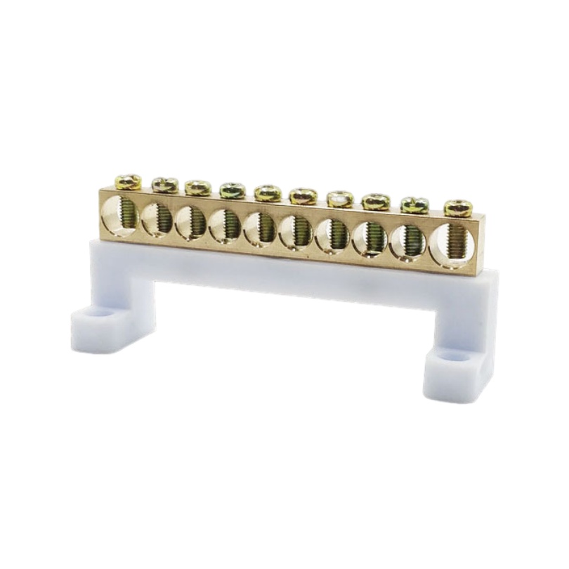 10 Positions Single Row High Bridge Design Electric Barrier Bar, White ...