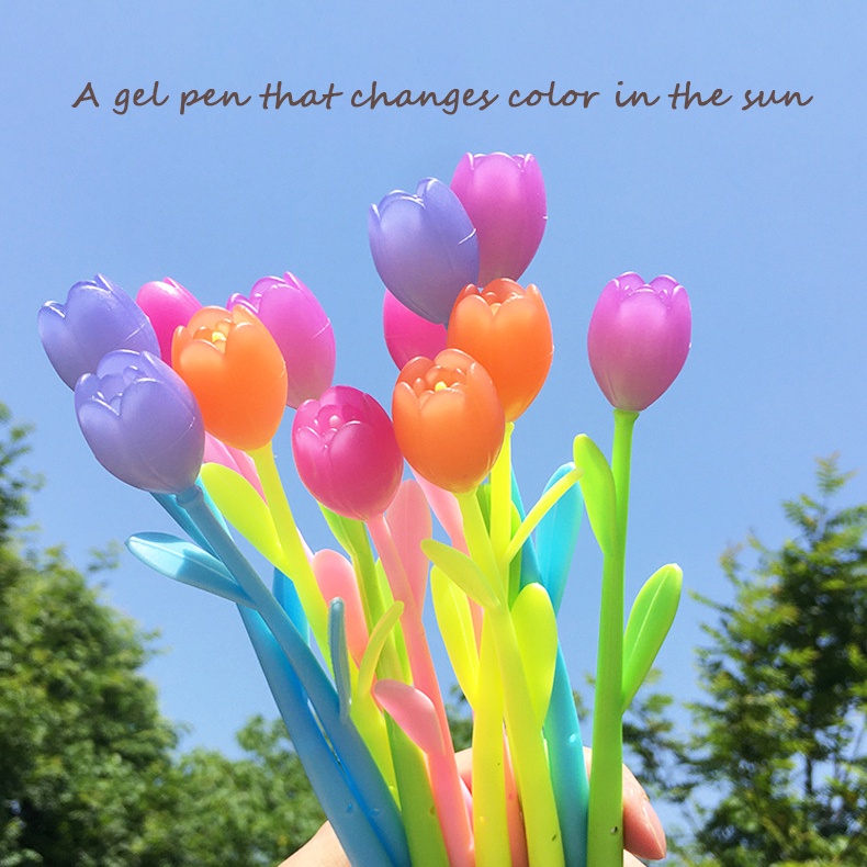 A Pen That Changes Color When Exposed to Sunlight Flower Pen Student ...