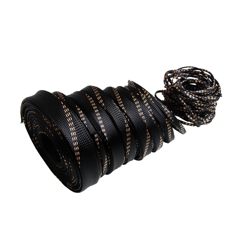 wire for motorcycle Highly Durable Expandable Braided Sleeving Cable ...